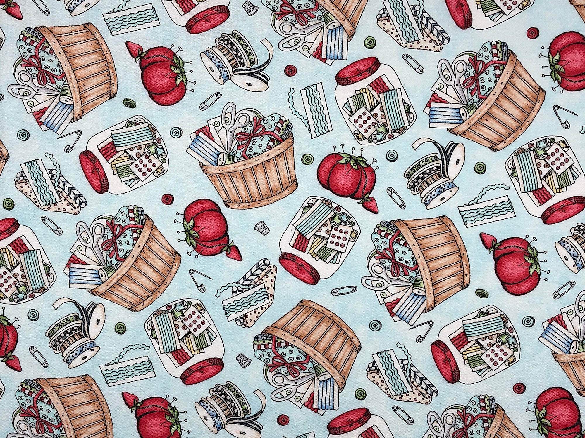 Sewing Themed Fabric