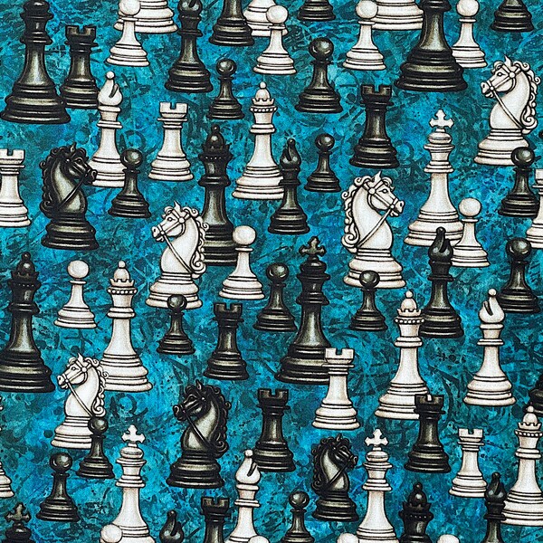 Chess Fabric - Etsy