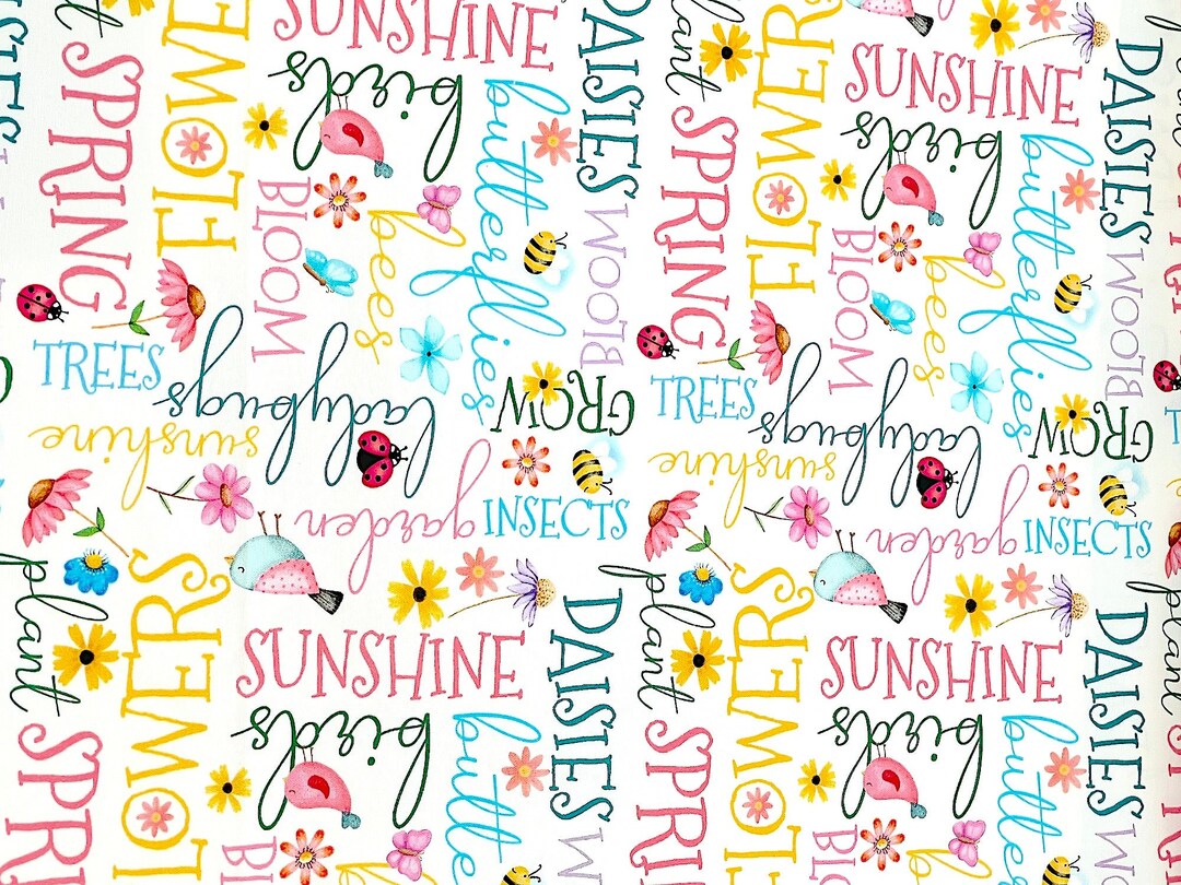 Sunshine Days Sunny Words White Garden Sayings MISC-168 - Etsy