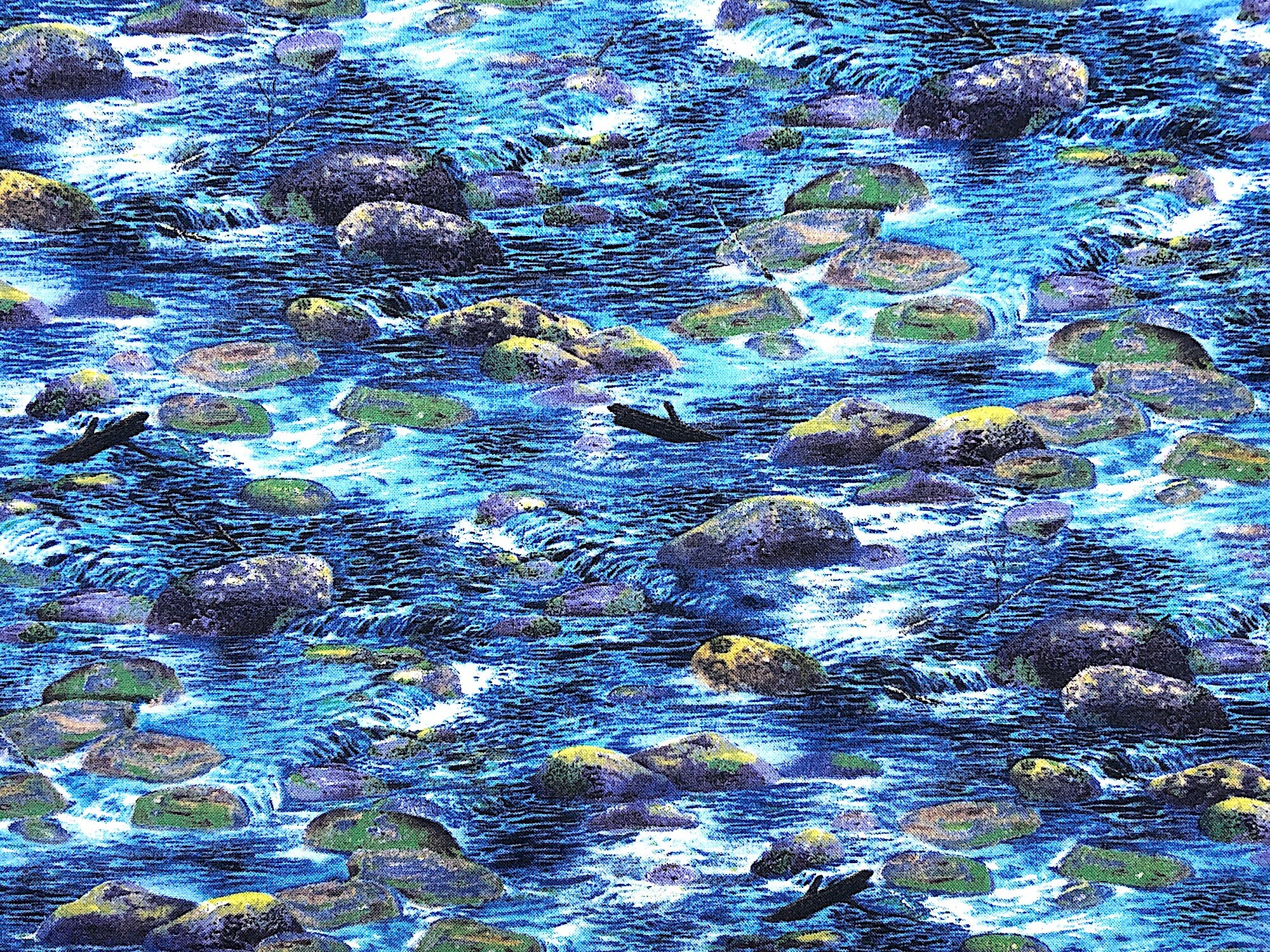 Dark Blue Pictures Of River Rocks