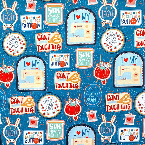 Sewing Theme Fabric - Etsy