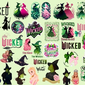 Wicked SVG PNG Bundle, Wicked Movie Inspired Svg, Changed for Good SVG ...
