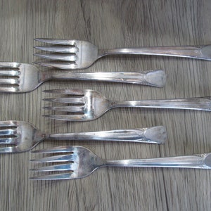 Rare Vintage Silverware Embassy Silver Plate Bouquet Listing One Fork ...