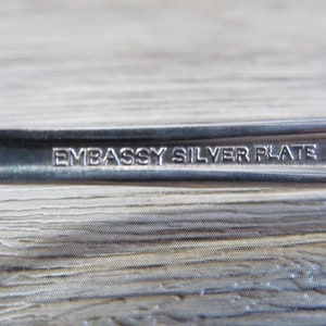 Rare Vintage Silverware Embassy Silver Plate Bouquet Listing One Fork ...