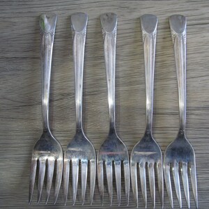 Rare Vintage Silverware Embassy Silver Plate Bouquet Listing One Fork ...