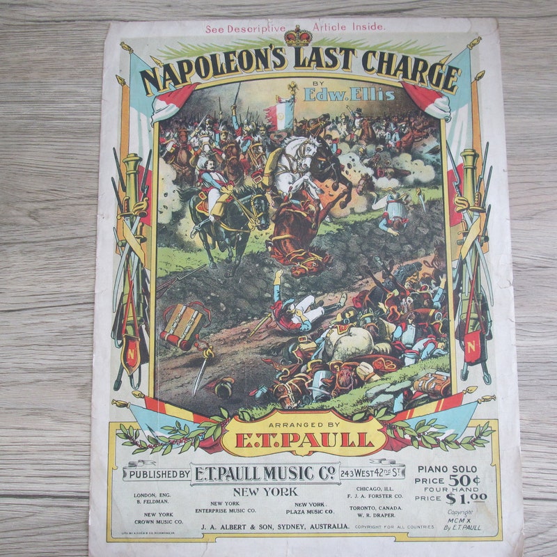 Sheet Music Cover - Etsy