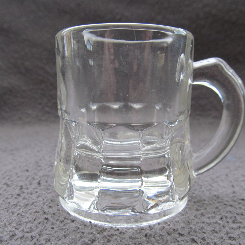 Federal Glass Mini Mugs - Etsy