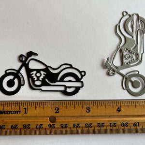Paper Motorcycle Die Cut Embellishment for Scrap Book, Card Making ...