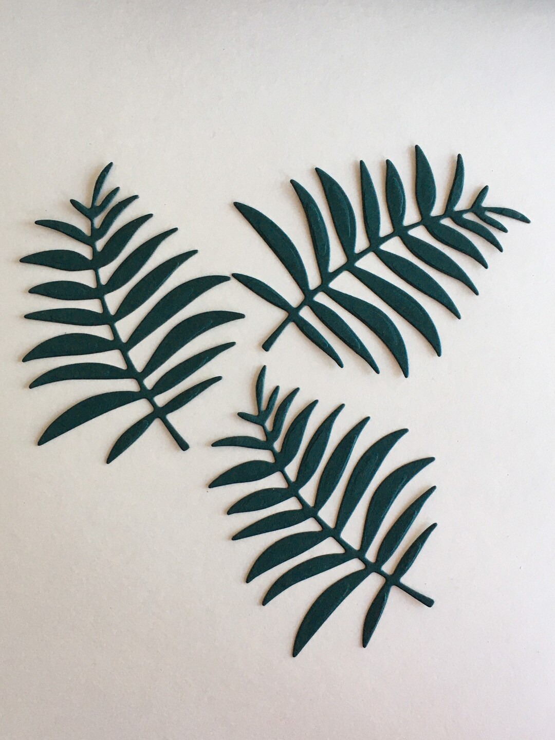 Palm Tree Leaves Die Cut Embellishment for Scrapbooking & Card Making ...