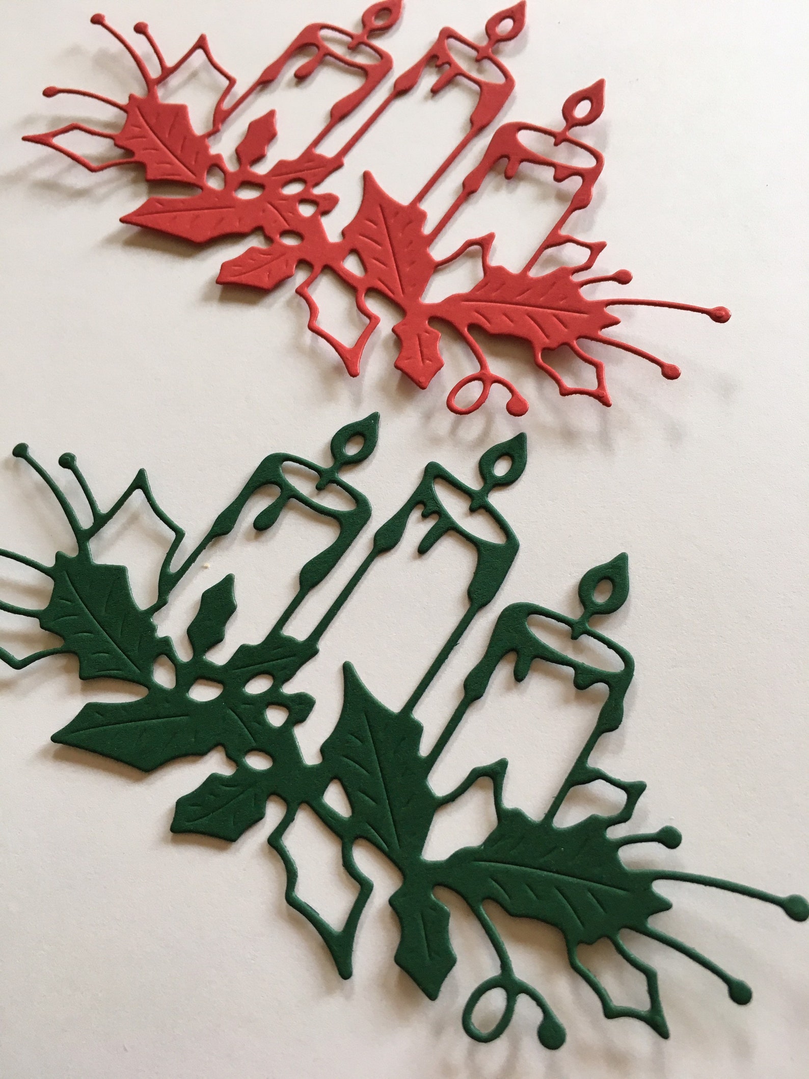 Christmas Candle Die Cut ~ Christmas Card Front Embellishment ...