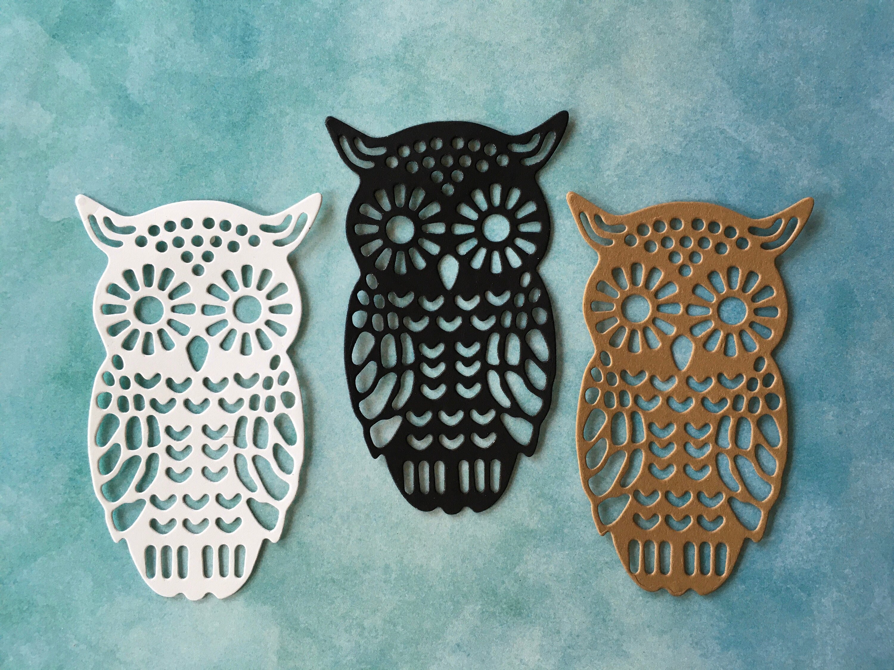 Paper Owl Die Cut Embellishment for Scrapbooking & Card Making | Etsy