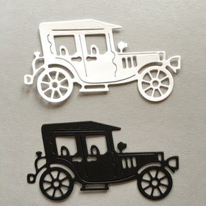 Old Vintage Car Die Cut Embellishment for Scrapbooking, Card Making ...