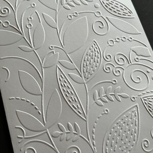 5 X 7 Leaf Vine Embossing Folder for Card Making & Scrapbooking, Birthday Embossing Folder, Gift ...