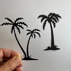 2pc. Tropical Palm Tree Paper Die Cut Embellishment for Scrapbooking ...