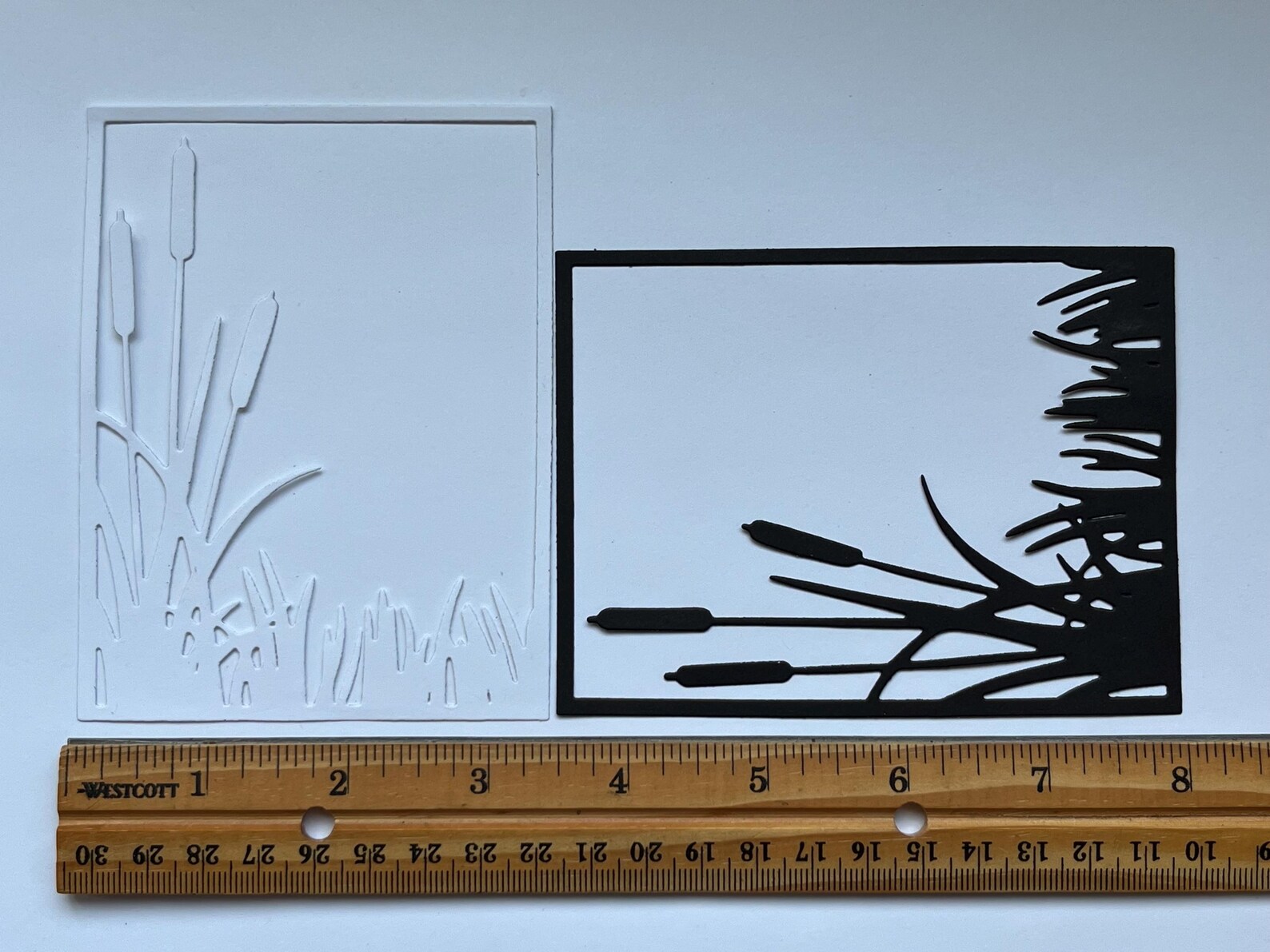 Cattail Grass Paper Die Cut Embellishment for Scrapbooking, Card Making ...