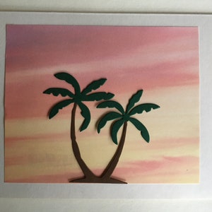 Palm Tree Paper Die Cut Embellishment ~ Scrapbooking ~ Card Making ...