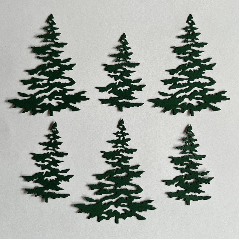 Large Paper Pine Trees - Etsy