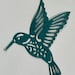 Hummingbird Die Cut ~ Scrapbook Embellishments, Card Embellishments ...