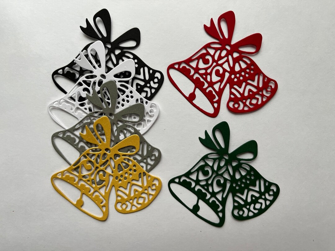 Christmas Bell Die Cut Embellishment for Scrapbooking, Card Making ...