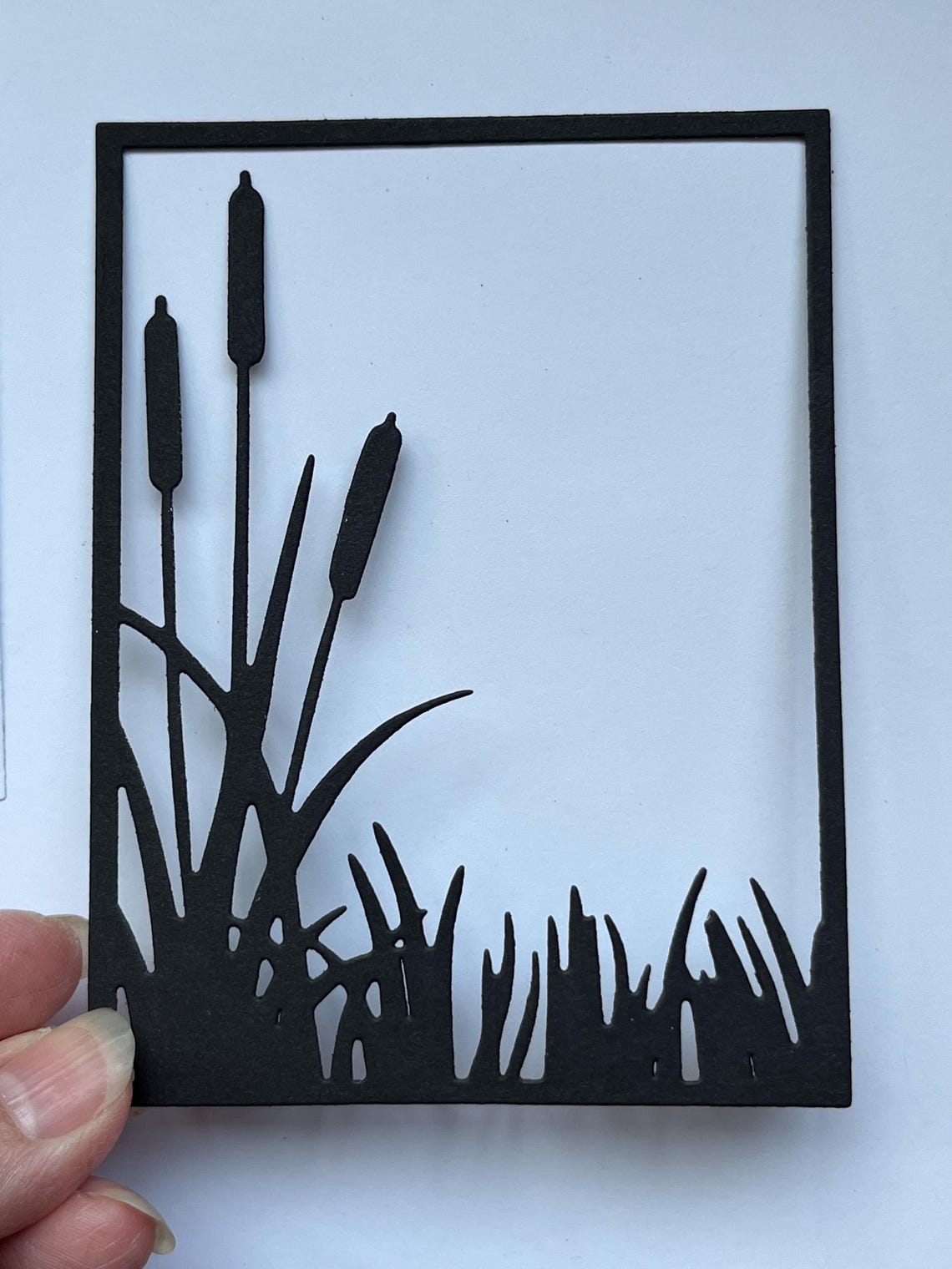 Cattail Grass Paper Die Cut Embellishment for Scrapbooking, Card Making ...