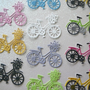 Paper Bicycle Die Cut Embellishment for Scrapbooking, Card Making ...
