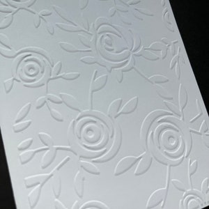 Flower Embossing Folder for Card Making, Scrapbooking, Junk Journaling ...