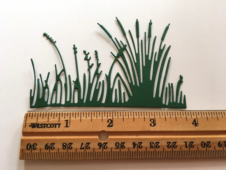 Cattail Grass Paper Die Cut Embellishment for Scrapbooking, Card Making ...