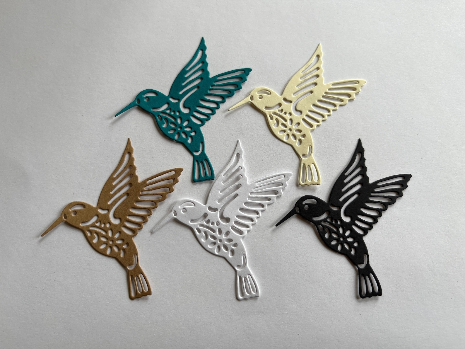 Hummingbird Die Cut ~ Scrapbook Embellishments, Card Embellishments ...