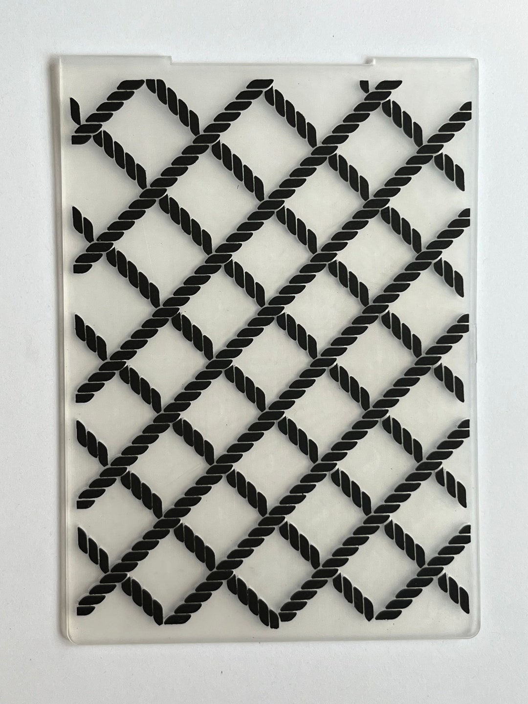 Plaid Rope Embossing Folder for Card Making Scrapbooking - Etsy