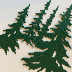 Pine Tree Paper Die Cuts, Card Front, Tree Cut Outs, for Card Making ...