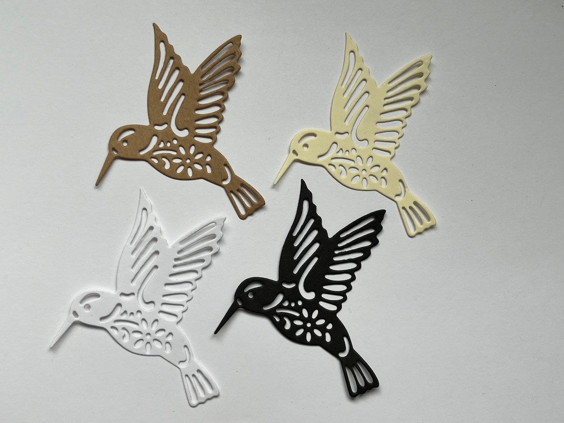 Hummingbird Die Cut ~ Scrapbook Embellishments, Card Embellishments ...