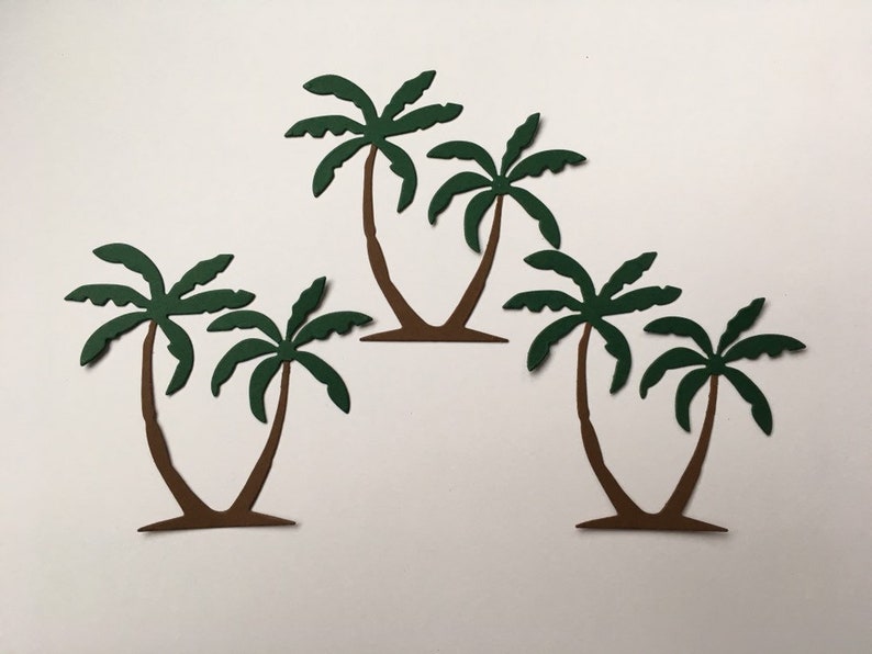 Palm Tree Paper Die Cut Embellishment ~ Scrapbooking ~ Card Making ...