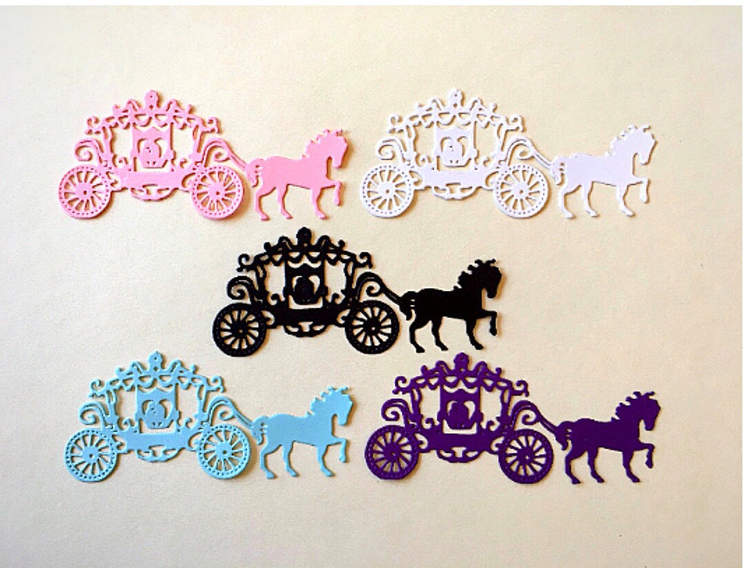 Horse & Carriage Die Cut ~ Cut Out ~ Embellishment ~ Card ...