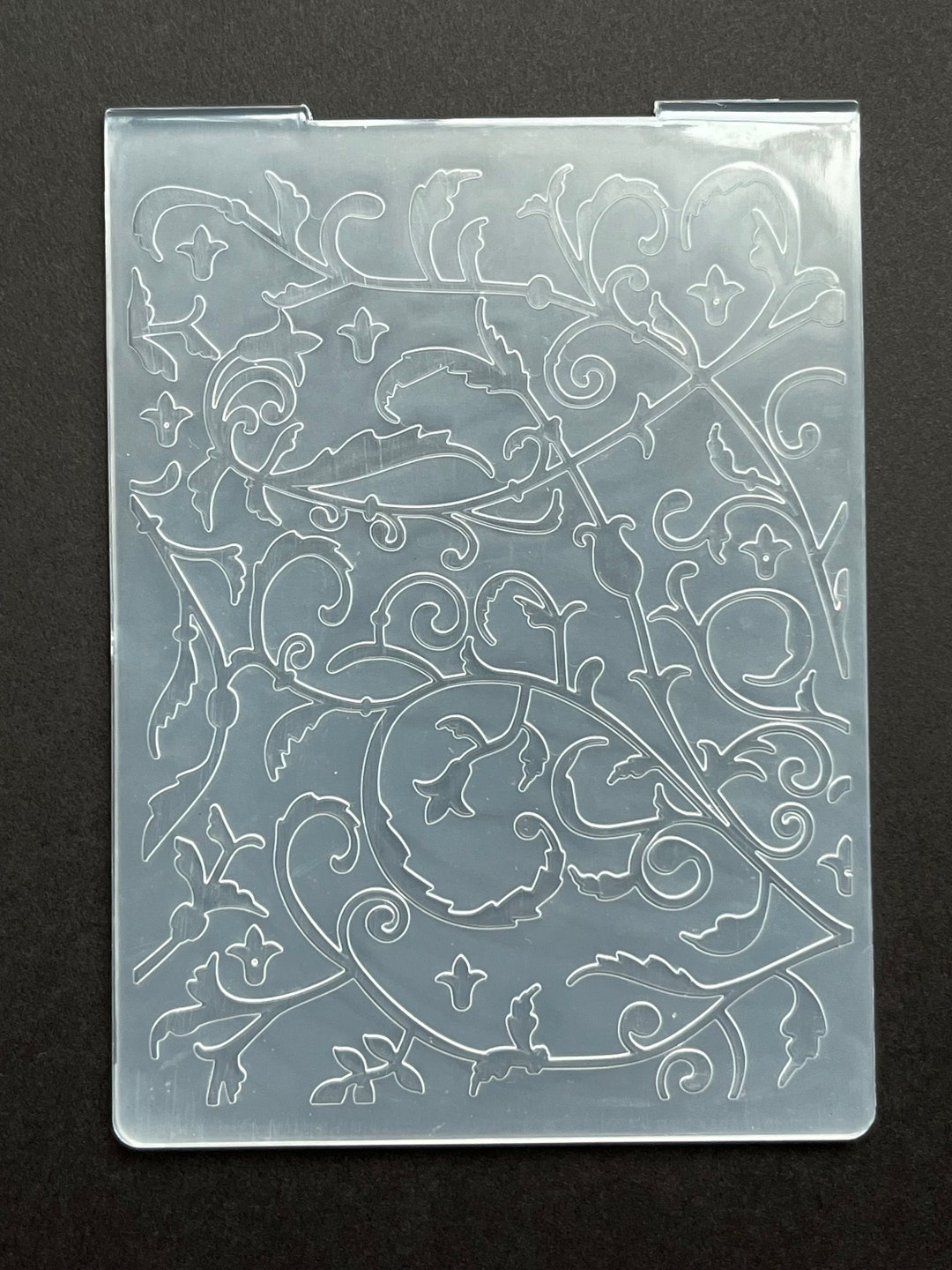 Floral Flourish Embossing Folder for Card Making, Scrapbooking - Etsy