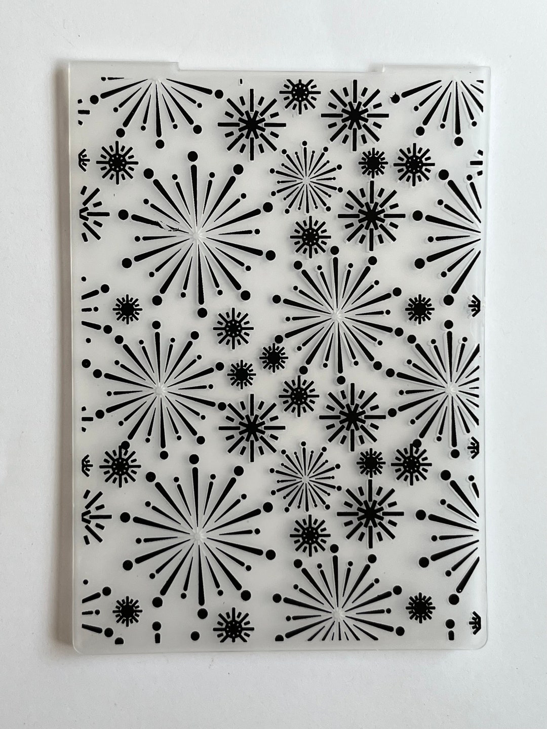 4th of July Fireworks Embossing Folder for Card Making Scrapbooking - Etsy