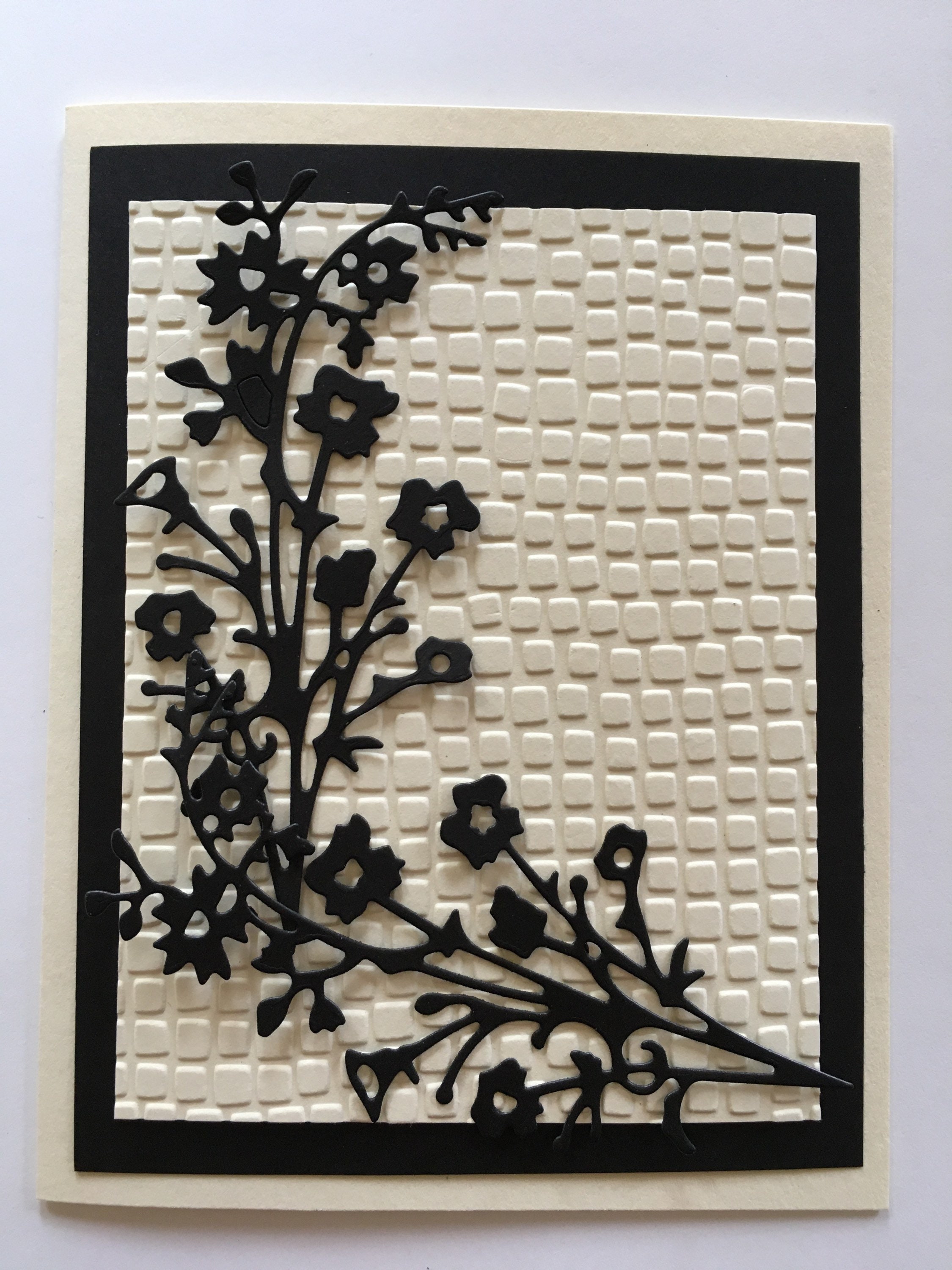 Flower Die Cut Flower Cut Outs Floral Die Cuts Card - Etsy