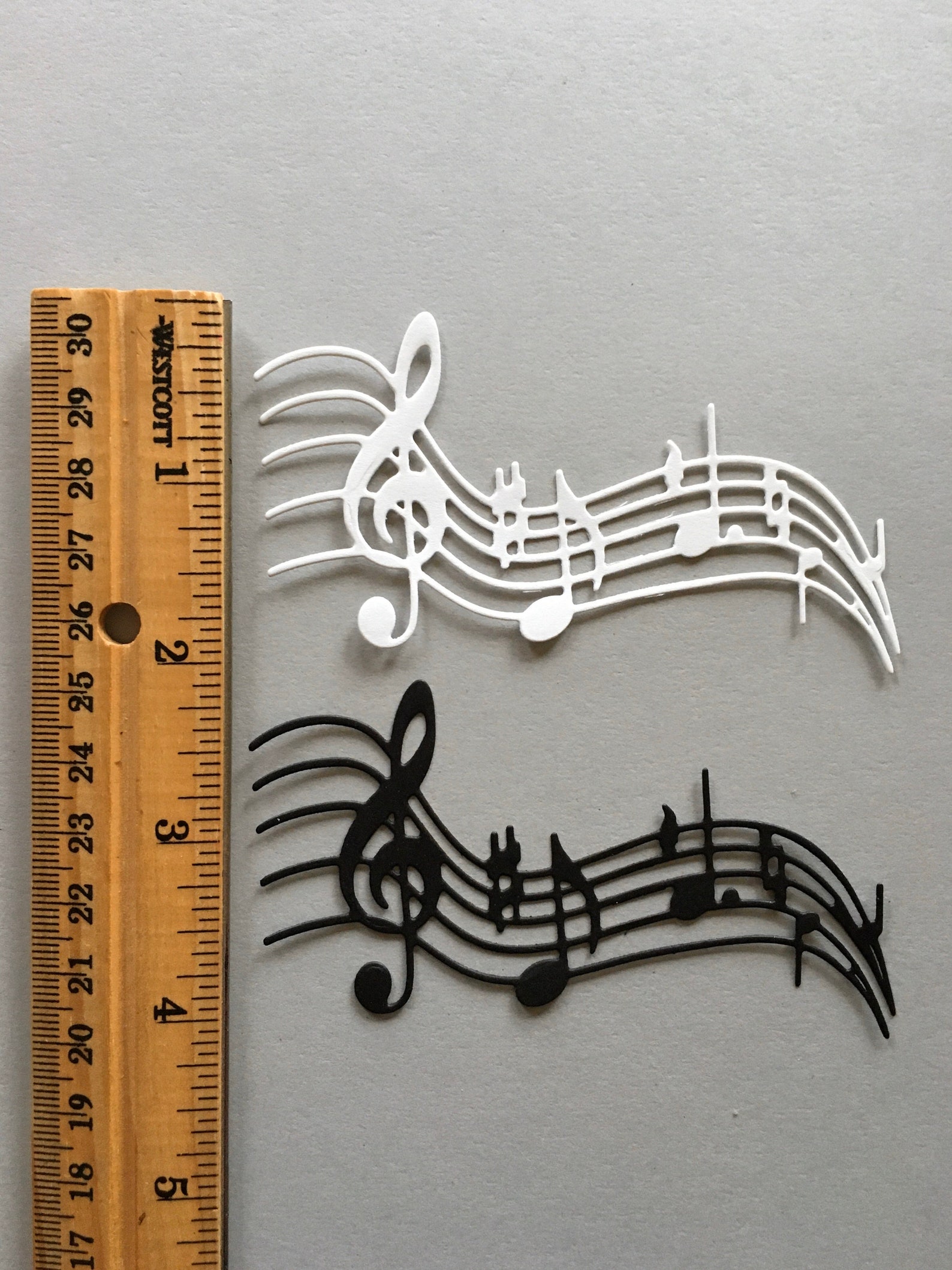 Music Note Die Cut Embellishment for Scrapbooking & Card Making ~ Party ...