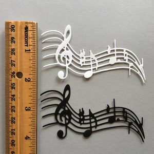 Music Note Die Cut Embellishment for Scrapbooking & Card Making ~ Party ...