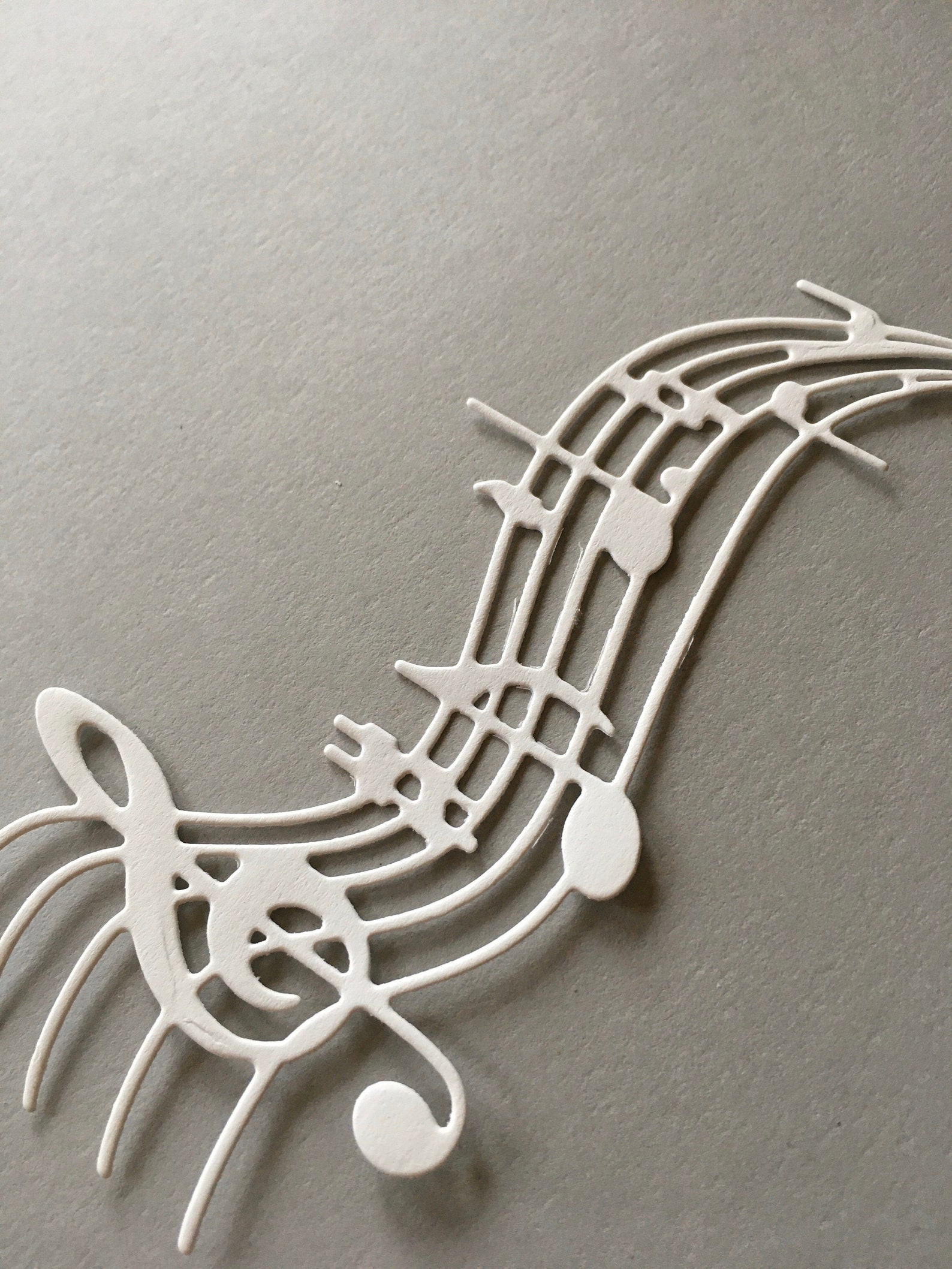 Music Note Die Cut Embellishment for Scrapbooking & Card Making Party ...