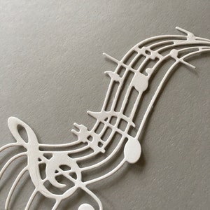 Music Note Die Cut Embellishment for Scrapbooking & Card Making ~ Party ...