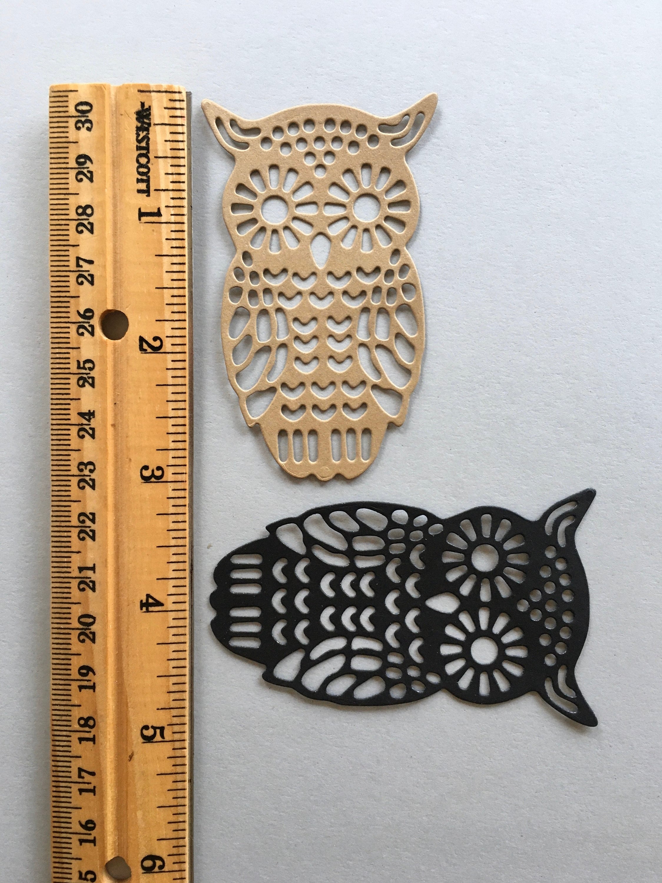 Paper Owl Die Cut Embellishment for Scrapbooking & Card Making | Etsy