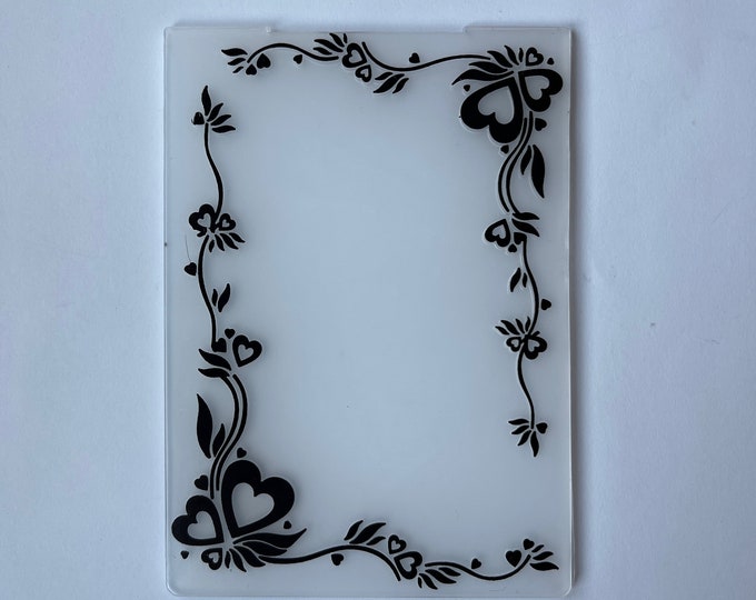 Heart Border Embossing Folder for Card Making Scrapbooking - Etsy