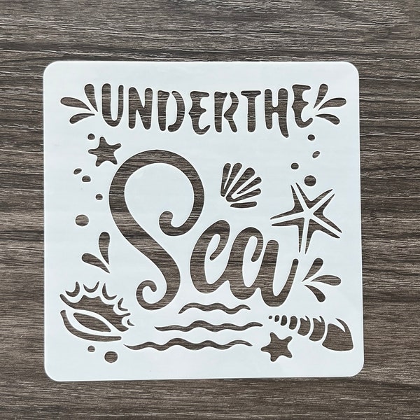 Beach Stencil - Etsy