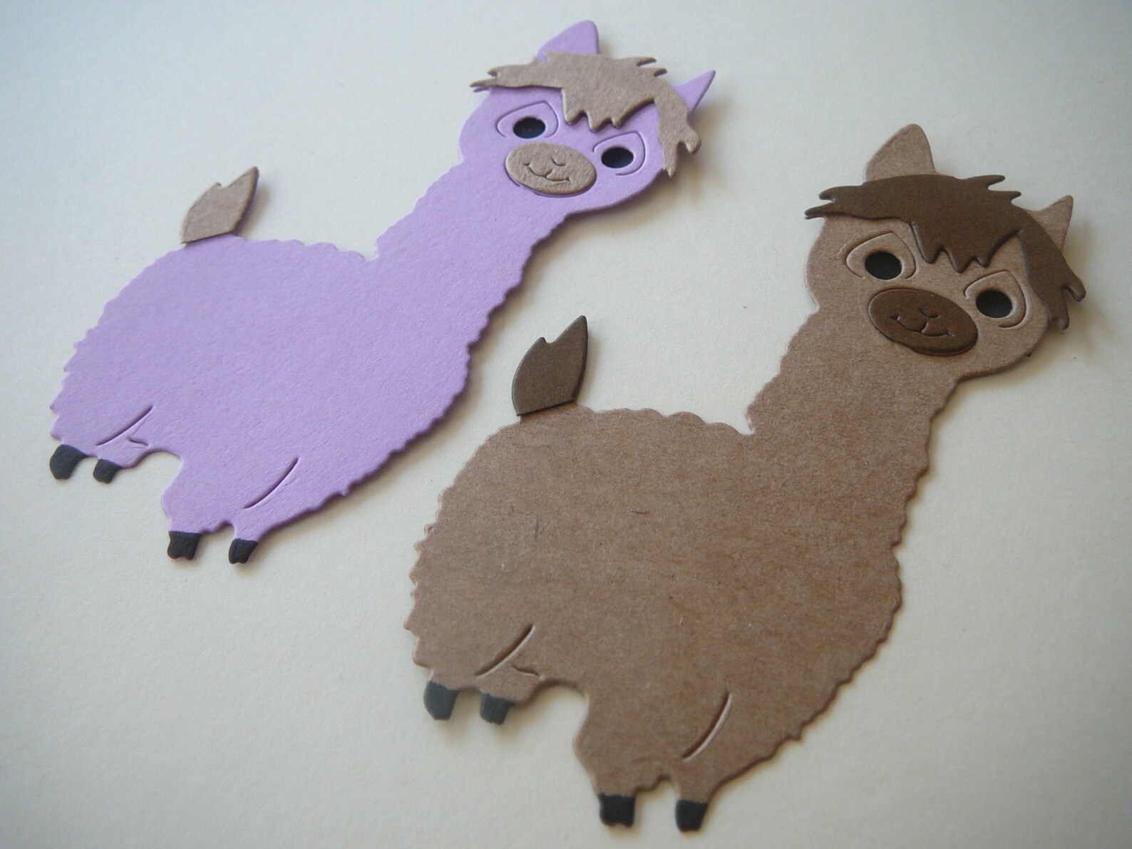 Llama Paper Die Cut Paper Cut Outs Embellishments for - Etsy