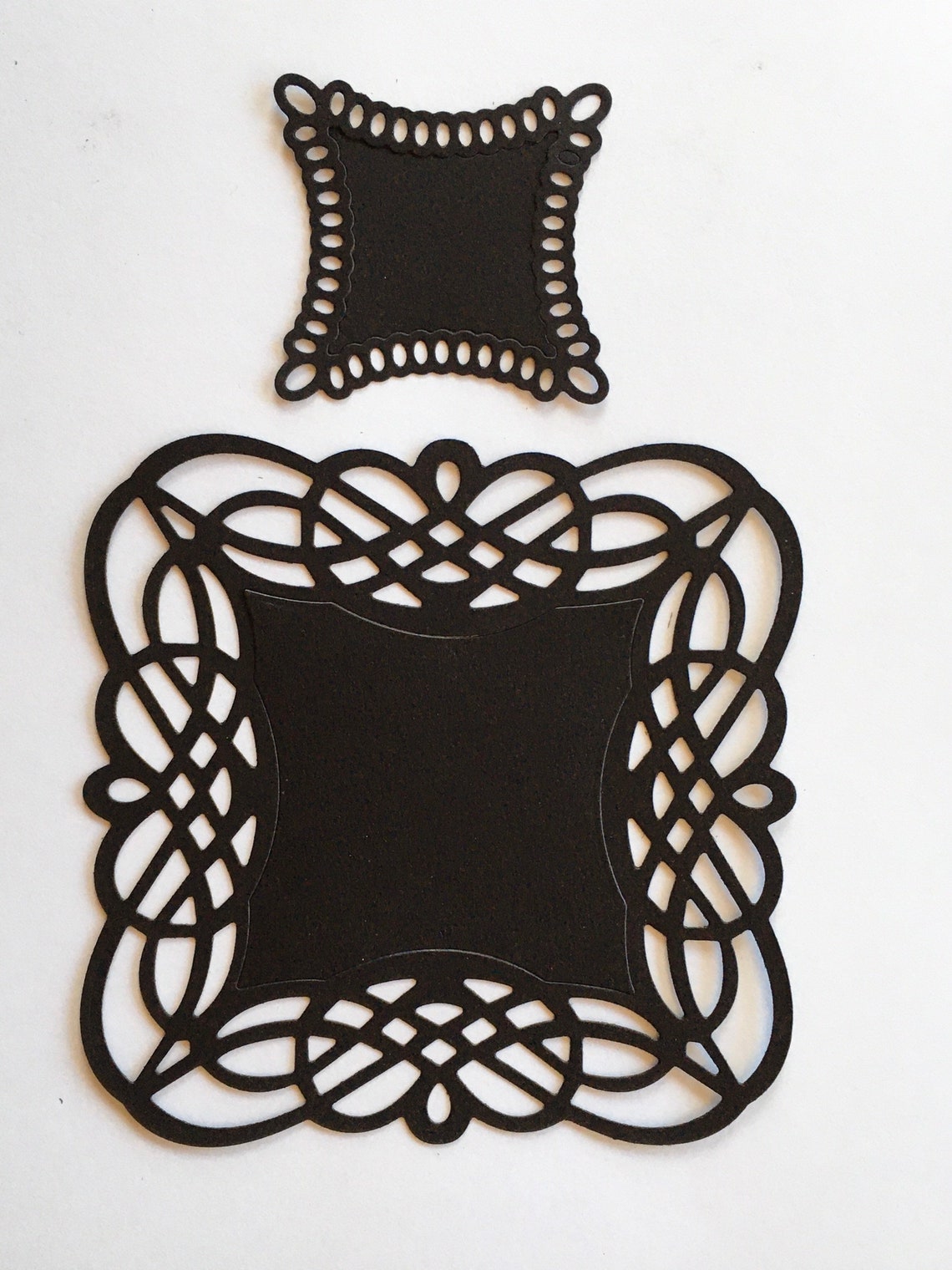 4pc Paper Frame Die Cut Set Card Front Card Embellishment - Etsy