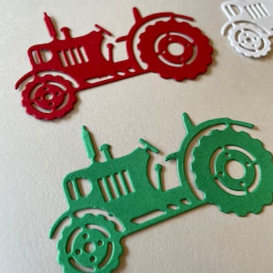 Tractor Die Cut for Scrapbook & Card Embellishments - Etsy