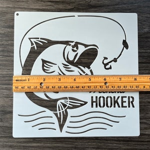 Fish Stencil Pattern, Reusable Stencil, Art Stencil, Craft Stencil ...