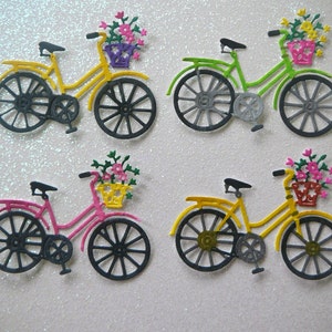Paper Bicycle Die Cut Embellishment for Scrapbooking, Card Making ...