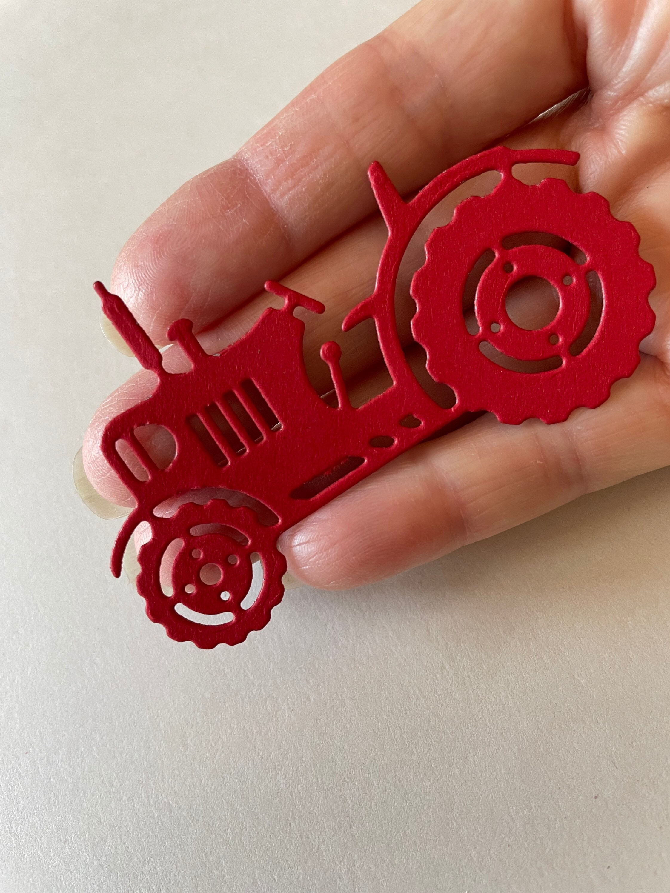 Tractor Die Cut for Scrapbook & Card Embellishments - Etsy