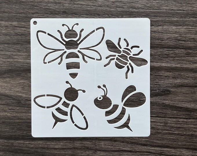 Bumble Bee STENCIL, Home Decor & Painting Stencil, Art Craft, Paint ...